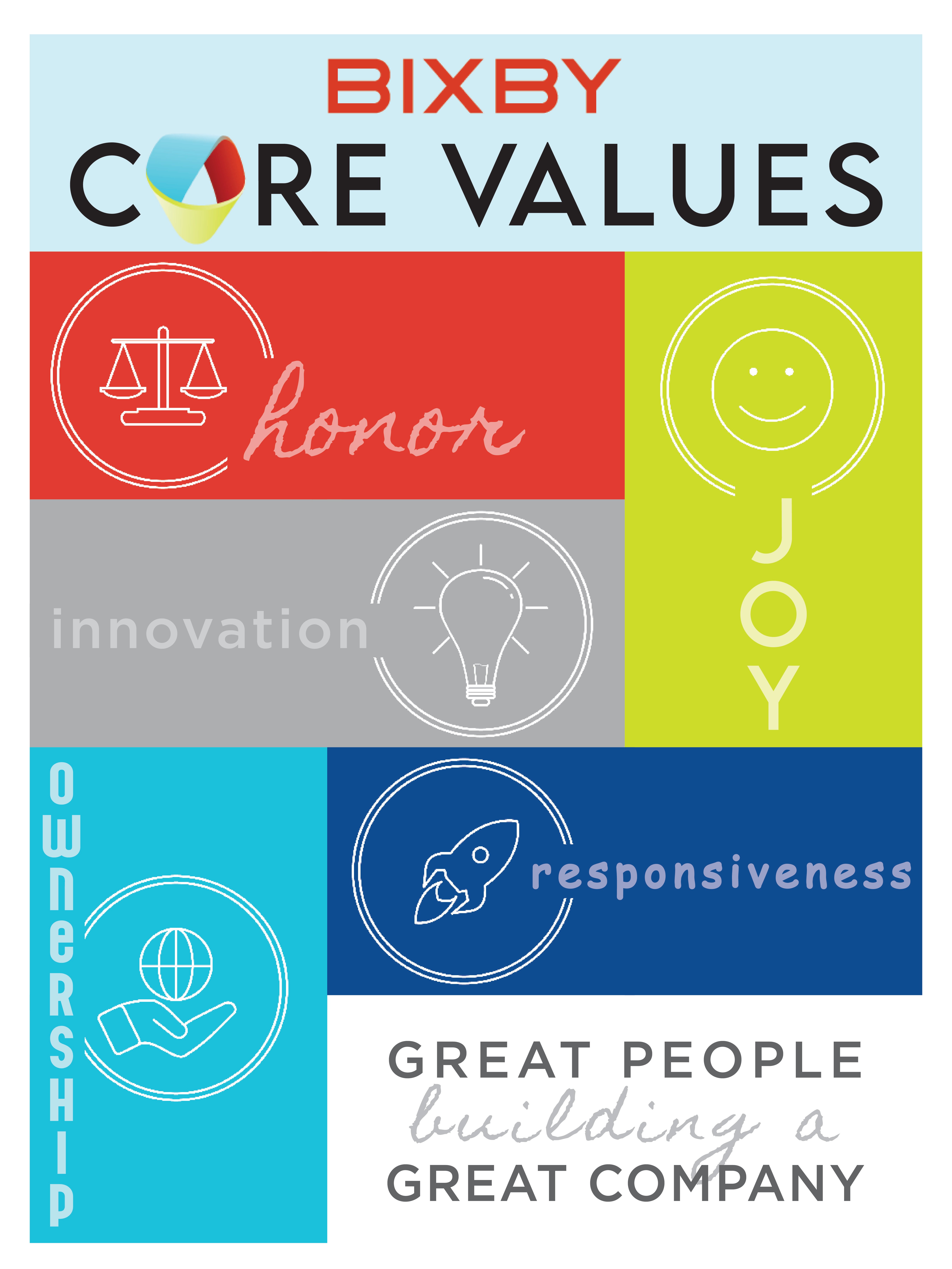 Bixby's Core Values